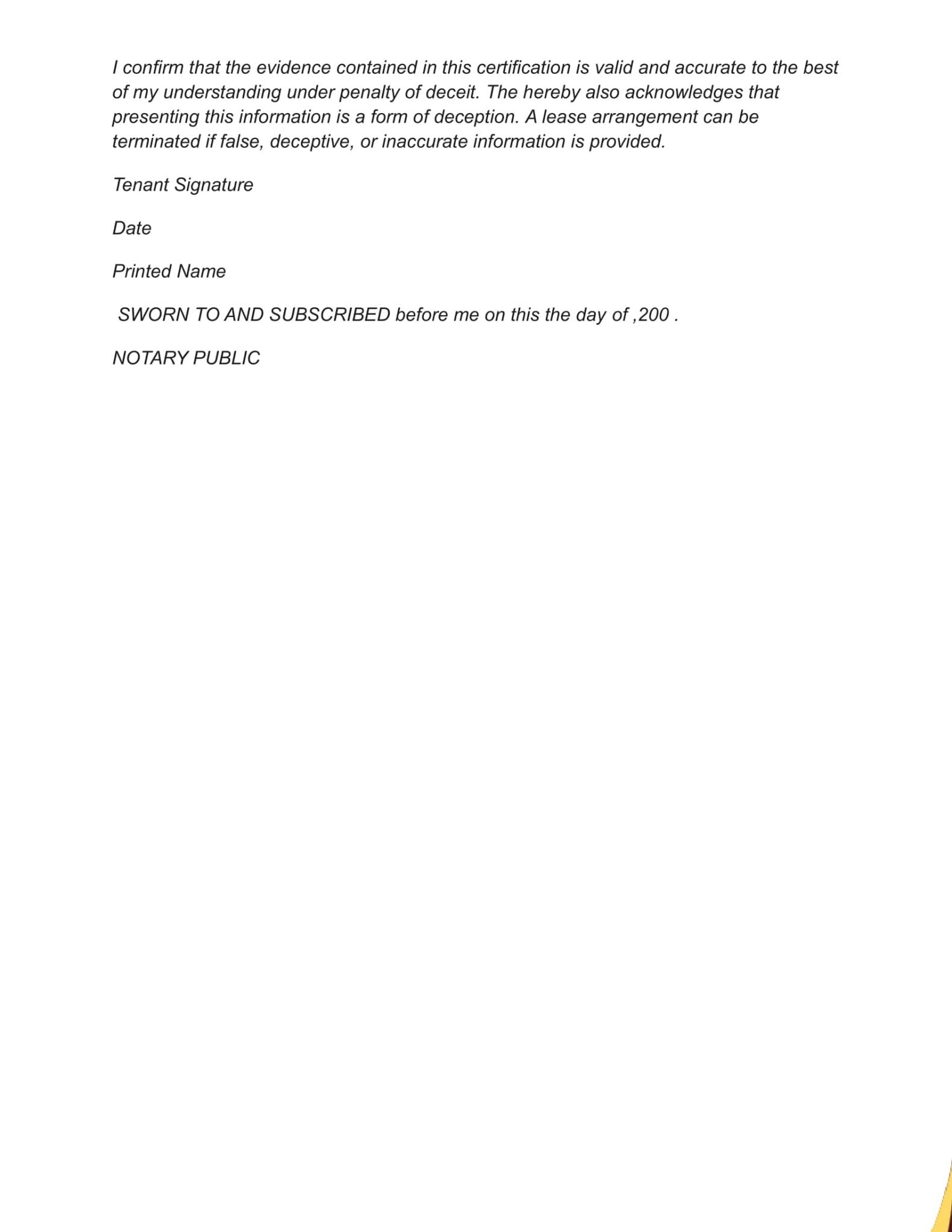 Income Affidavit for Tax Purposes: How To, Templates & Examples | Mail ...