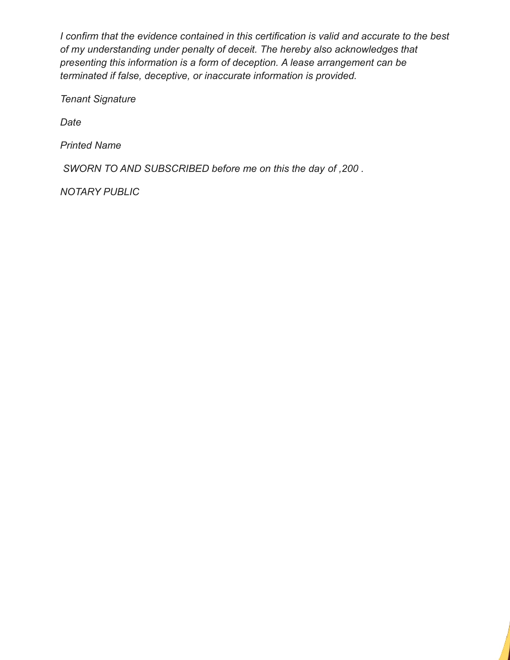 Income Affidavit for Tax Purposes: How To, Templates & Examples | Mail ...