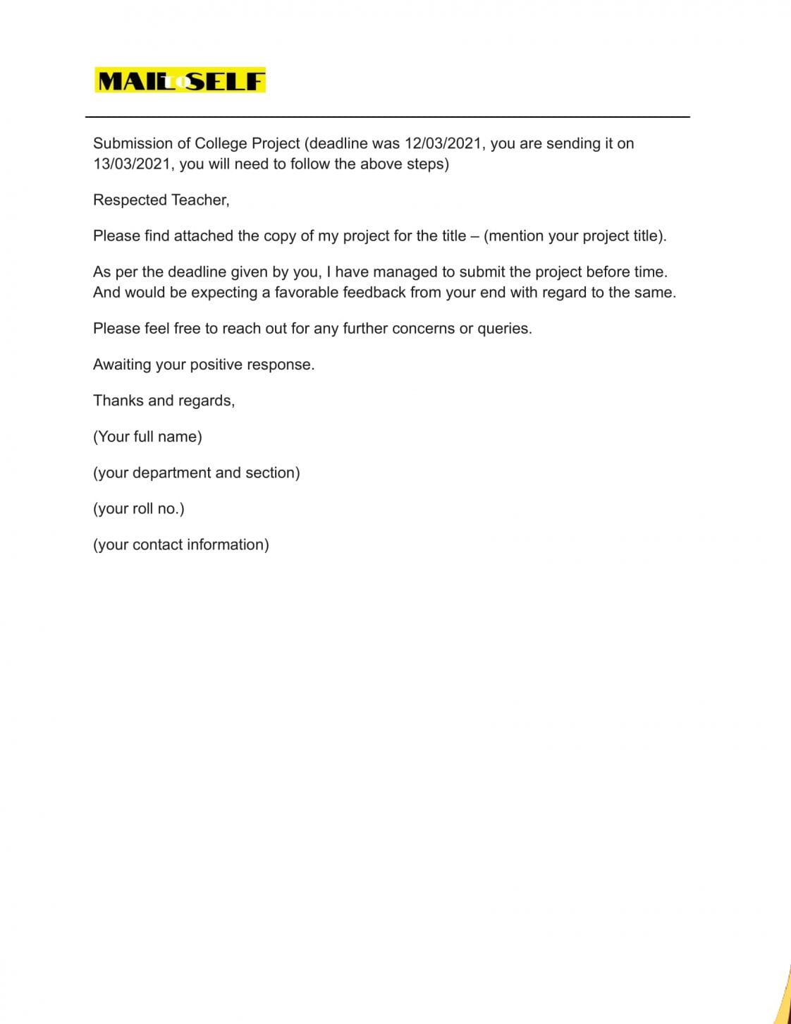 How To Make An Email Look Like It Was Sent Earlier | Mail To Self